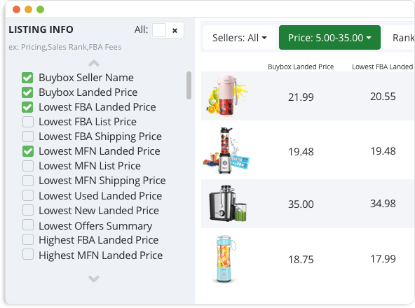 Amazon ASIN Bulk Lookup | Buy Box Price & Sales Rank